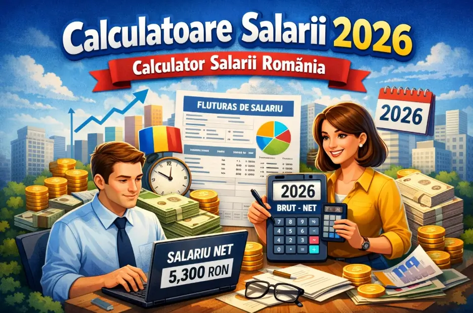 Taxe și Contribuții Salariale 2026 România: Ghid Complet cu Calculator ...